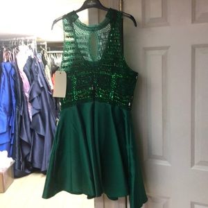 Milano Formals | Dresses | Beaded Aline Cocktail Dress | Poshmark